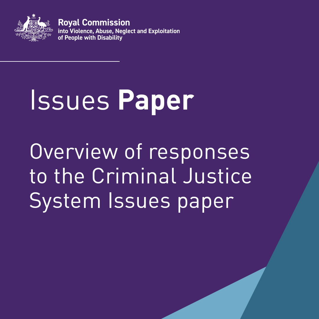 People with disability over represented at all stages of the criminal ...